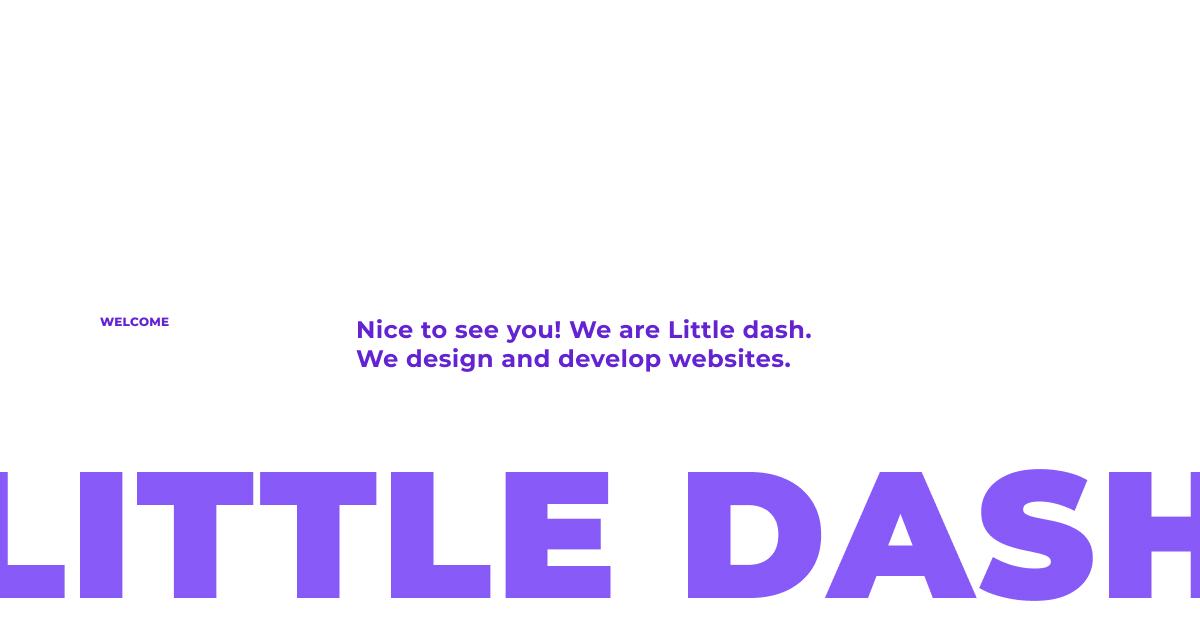 About | Little dash